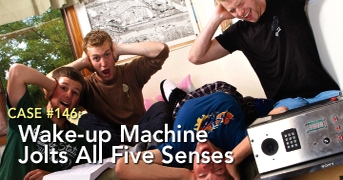 Gadget Freak Case 146: Perfect Wake-up Machine Jolts All Five Senses