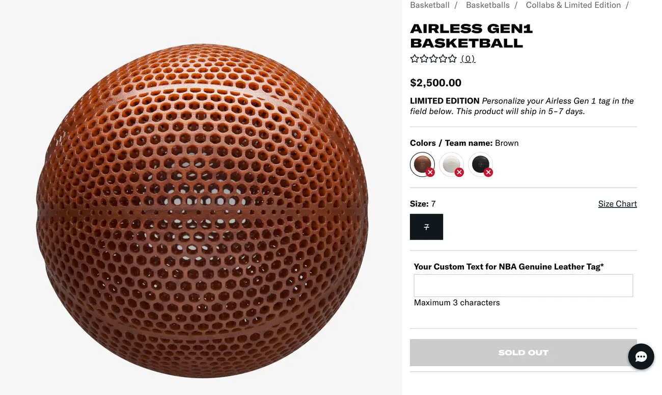 The Wilson Airless Gen 1 3DP Basketball Is Now a Reality
