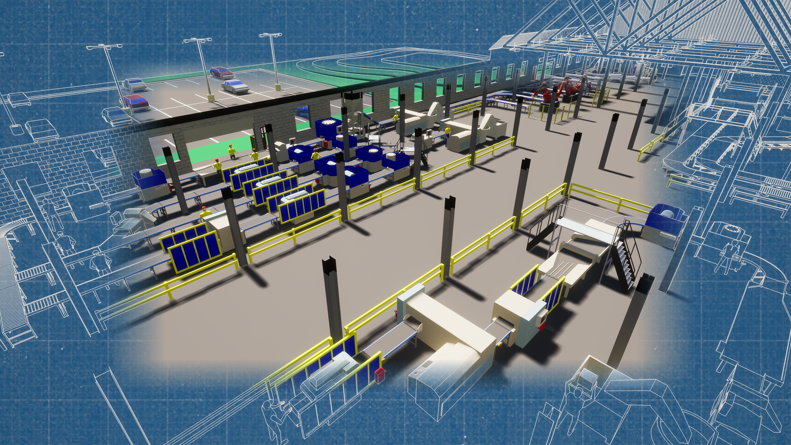 Using CAD Assets to Design and Optimize Factories