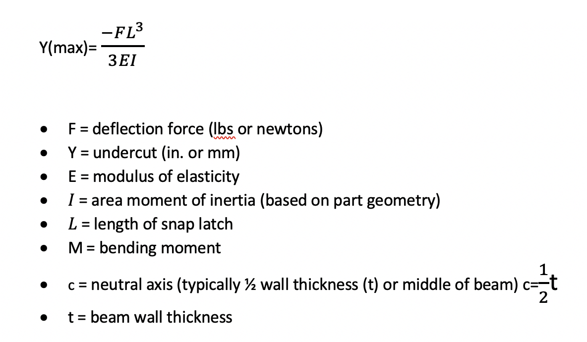 Injection molding design fundamentals: Snap-fits for plastic parts