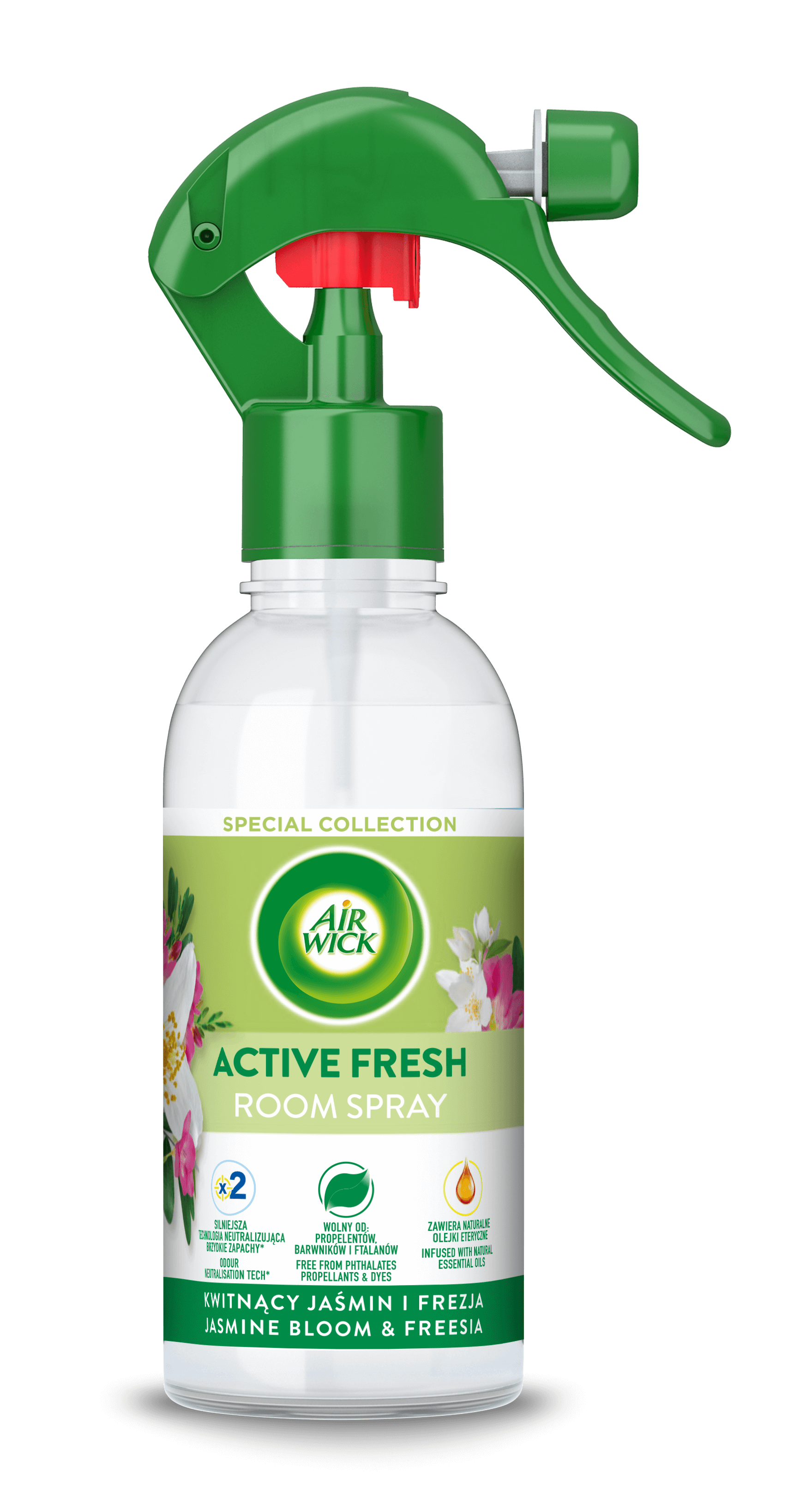 Air Wick Active Fresh Room Spray Kwitnący Jaśmin I Frezja | Airwick PL