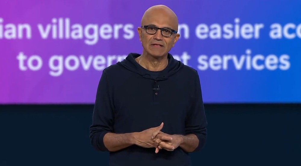 Microsoft Build: Nadella Talks AI 'Democratization'