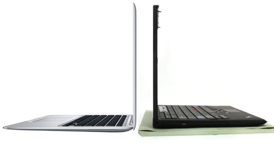 Apple MacBook Air vs. Lenovo ThinkPad X300: The Great Debate