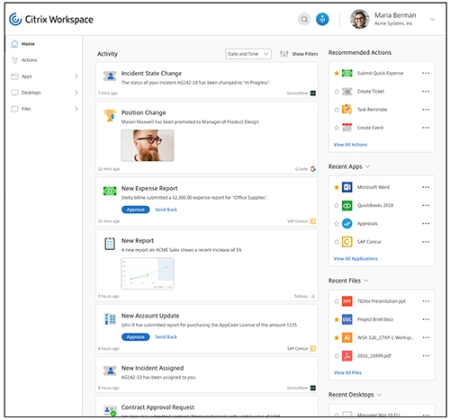 Citrix Previews AI-Based Contextual Interface for Digital Workspace