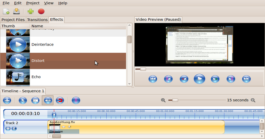 Testing OpenShot Video Editor