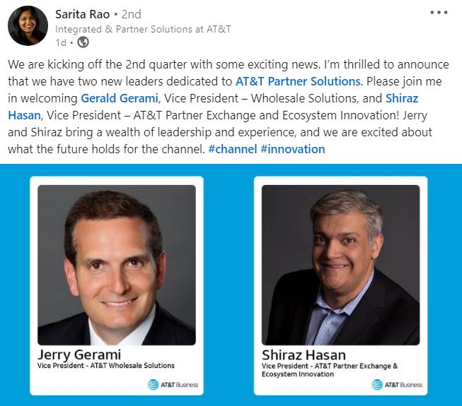 New AT&T Partner Leaders Bring IoT, 5G Credentials