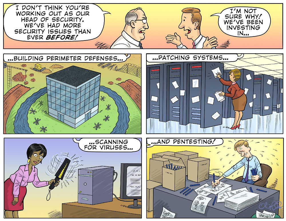 Sungard AS Cartoon: How to Solve Your Cybersecurity Skills Gap