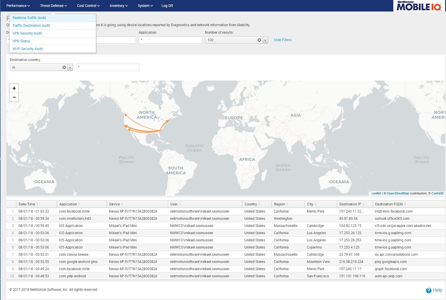 NetMotion Brings Operational Intelligence to Cloud Connected Devices