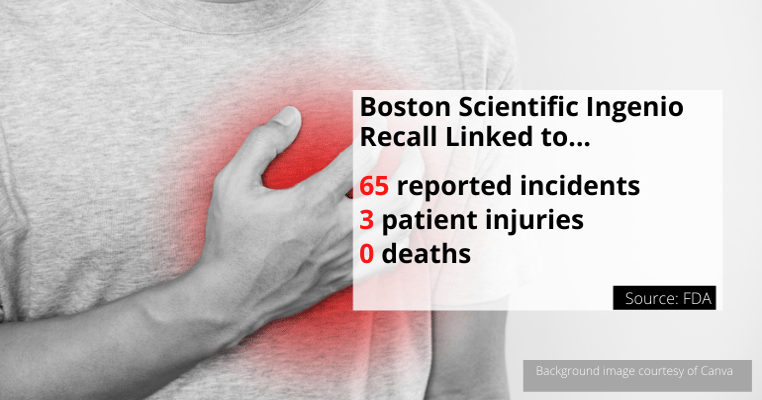Boston Scientific Recalls Ingenio Pacemakers and CRT-Ps