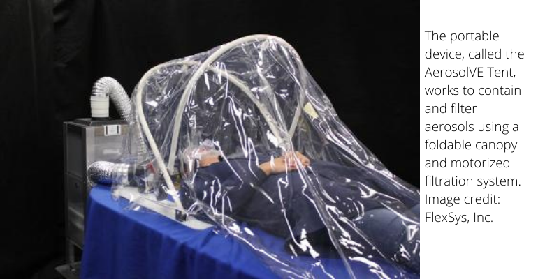 A Portable Negative Pressure Tent Hits the Market Just in Time