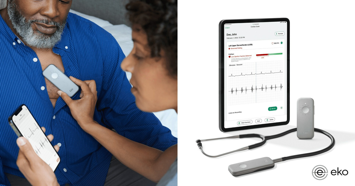 Eko Health Nabs FDA Clearance for Low EF Detection AI