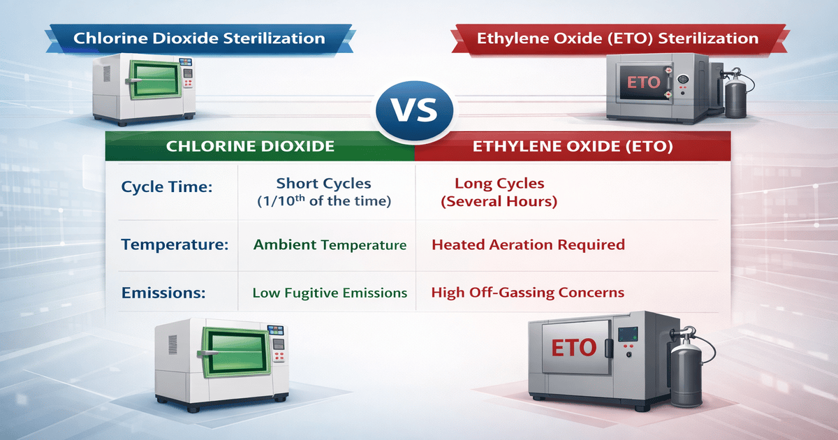 Chlorine Dioxide Sterilization: The ETO Alternative
