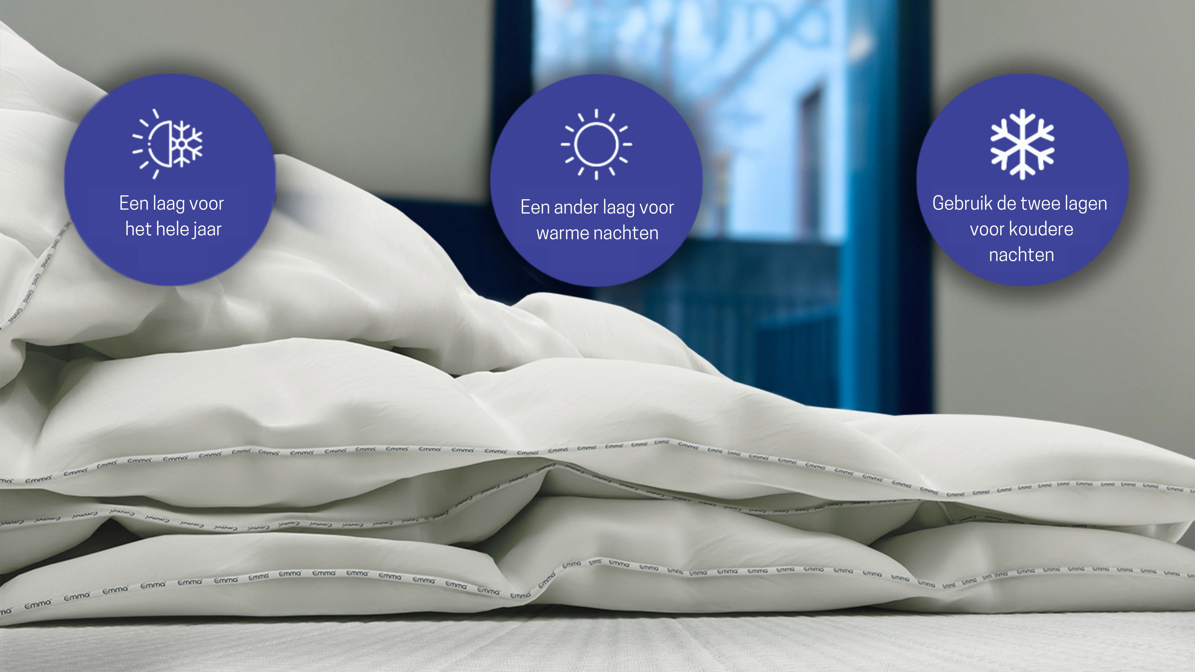 Emma 4-seizoenen Dekbed: Voor warme en koude nachten!