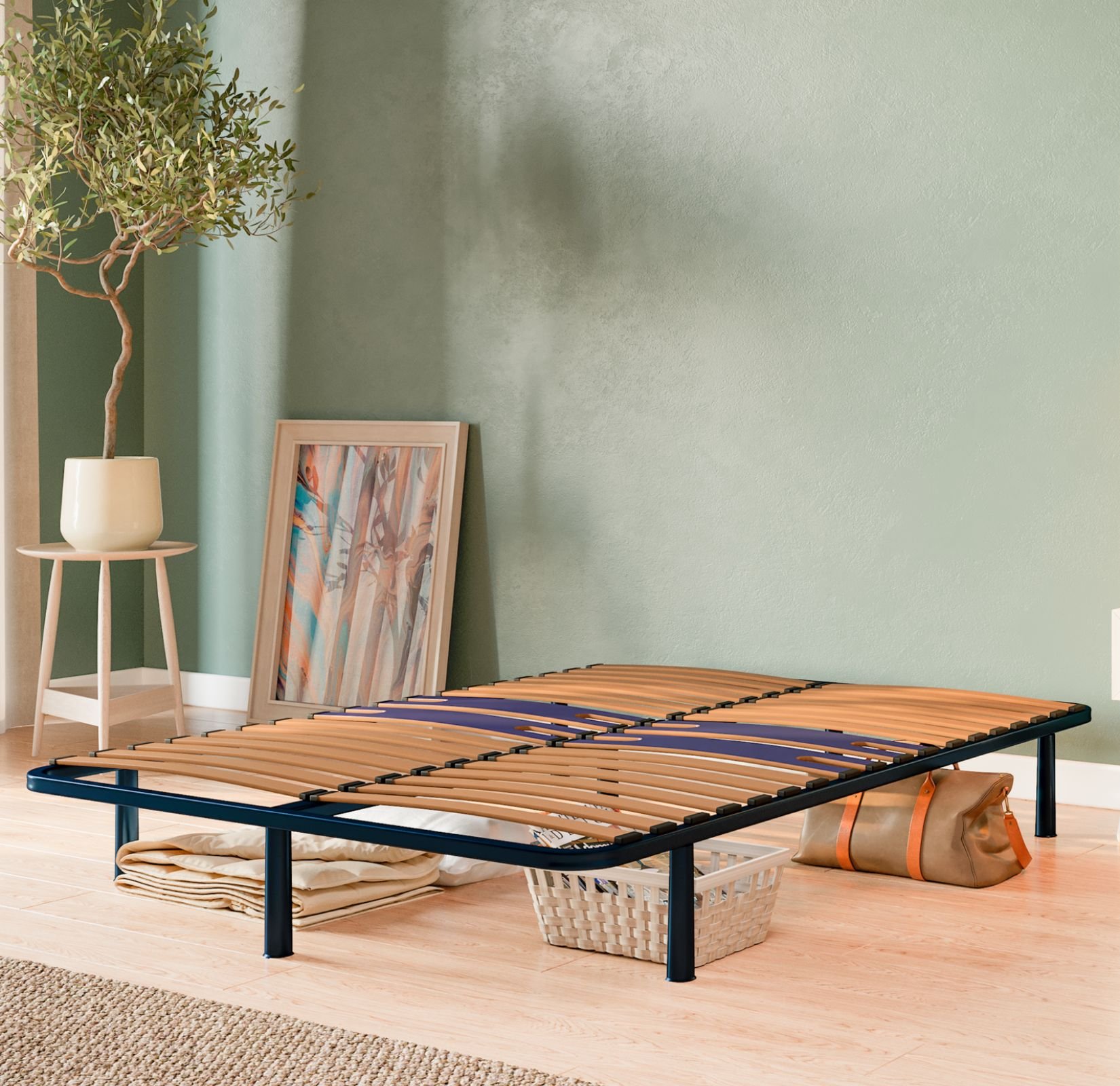 Kit Rete Letto Smart con Materasso