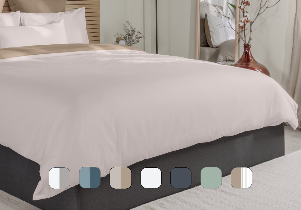 Set - 100% Perkal aus natürlicher Baumwolle