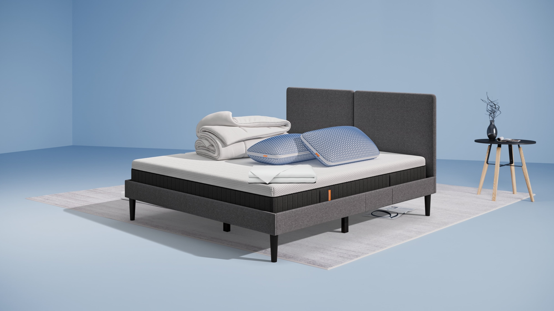 Lit Emma Select - Livraison rapide, 100 nuits d'essai