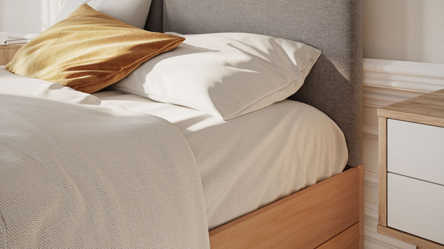Emma Premium Wooden Bed | Emma - The Sleep Company