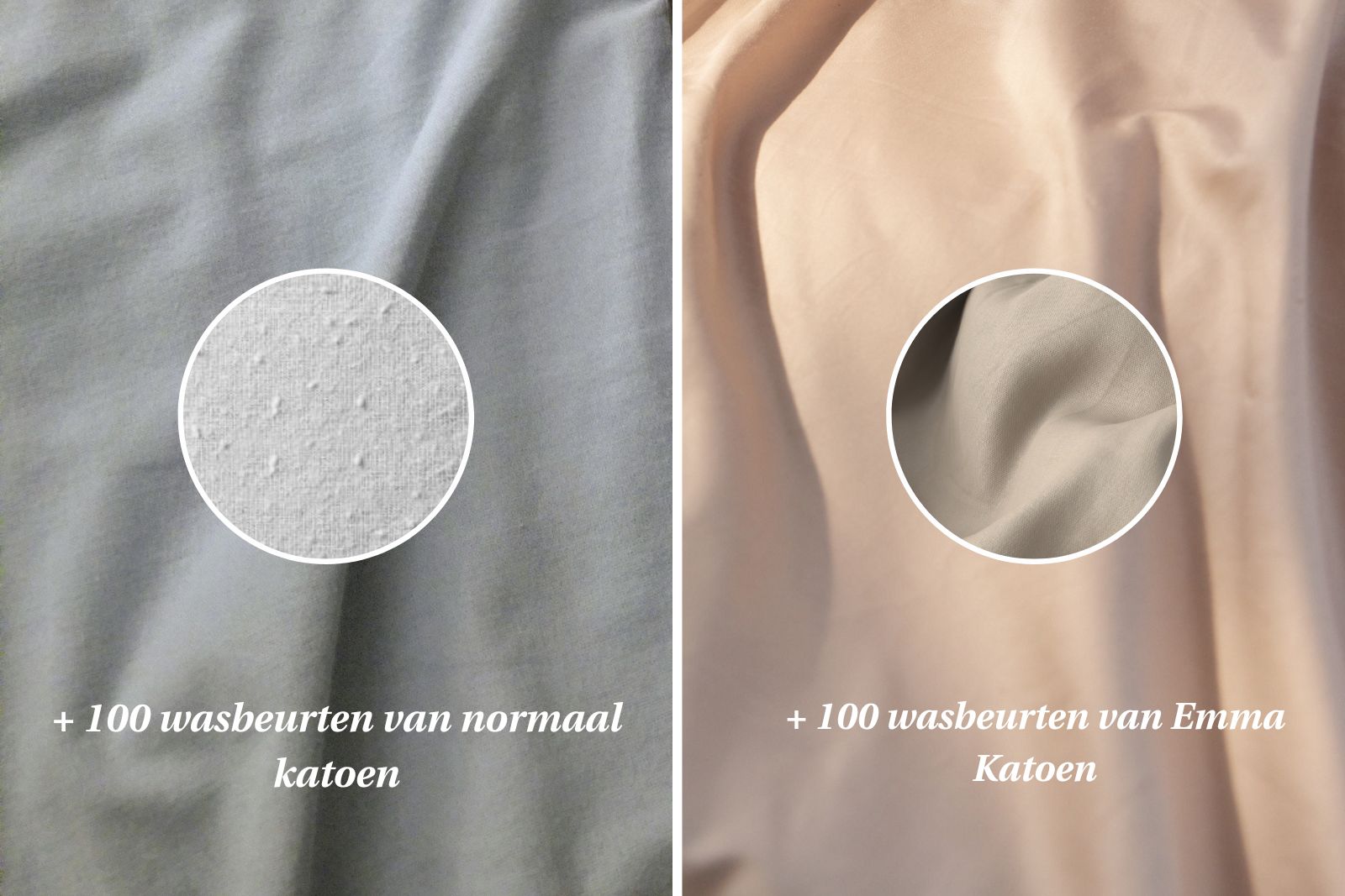 100% natuurlijk perkal katoen | Emma Matras