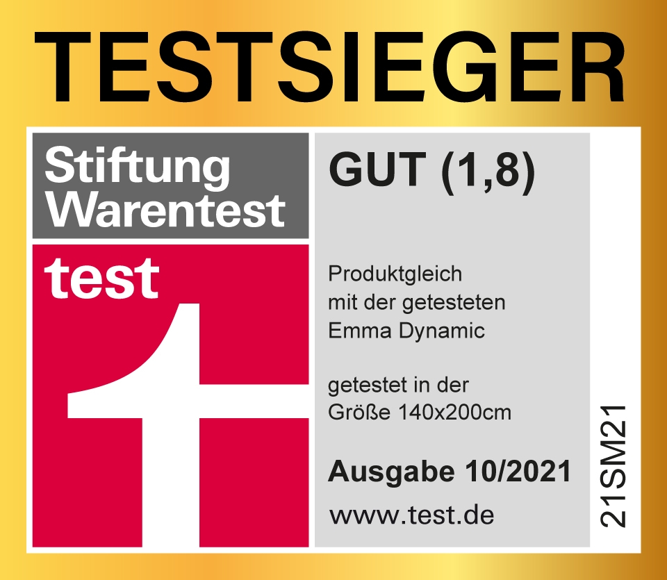 Testsieger Stiftung Warentest 2023 ᐅ Emma 25 Flip