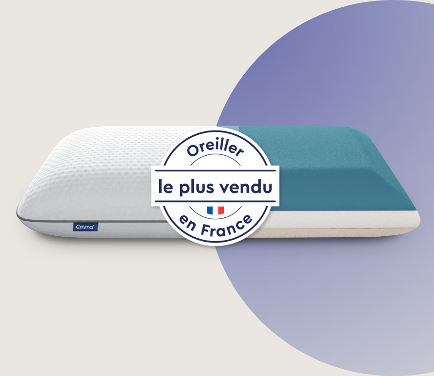 Découvrez les oreillers Emma - Livraison gratuite & rapide