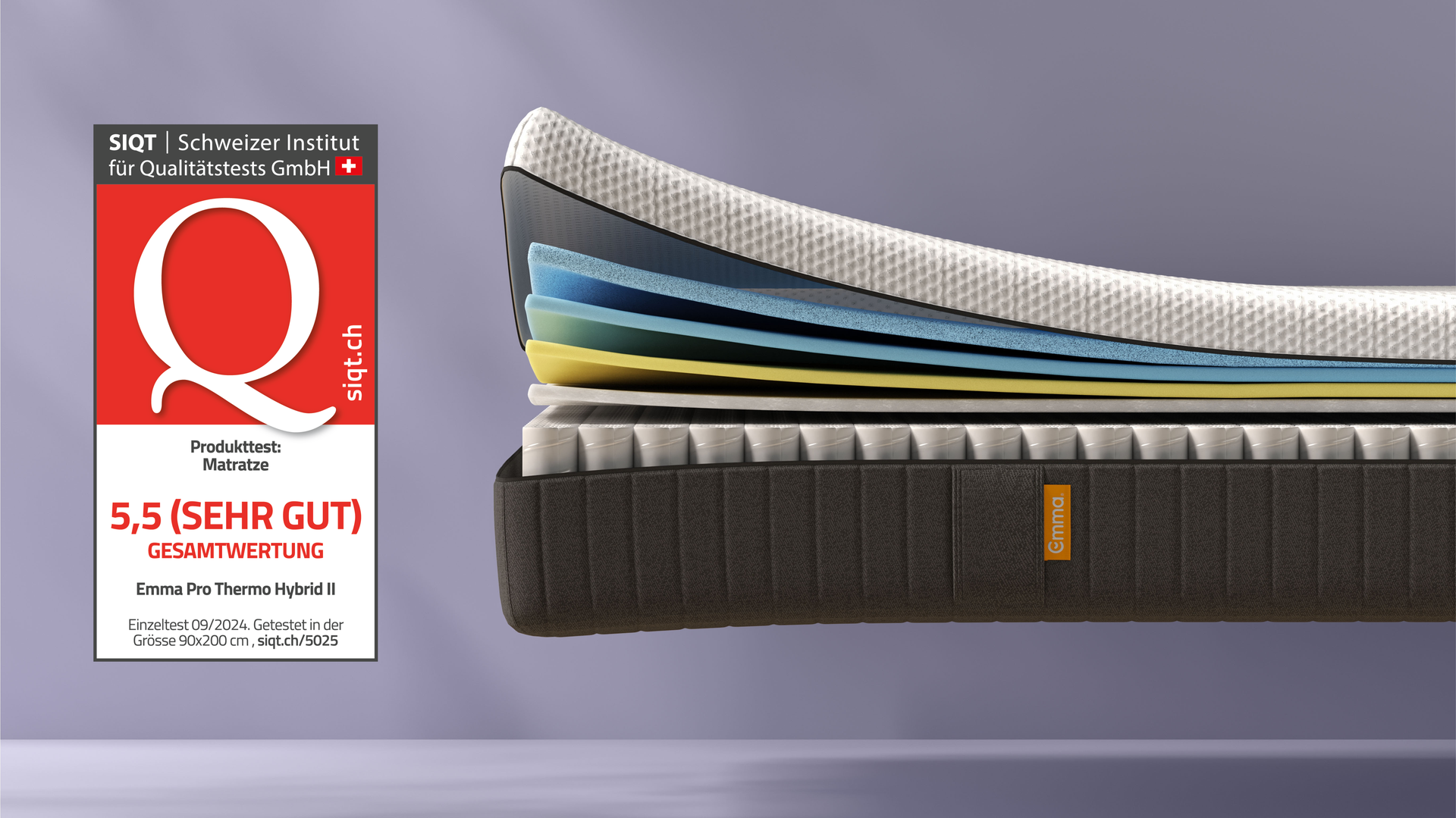 Pro Thermo Hybrid Matratze | Emma Sleep®