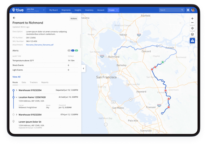 Tive Offers Organic Customers a Real-Time View of Perishable Shipments