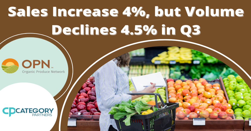 Inflation Hits Organic Fresh Produce in Q3: Sales Increase 4%, but ...