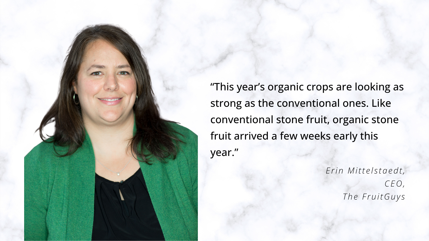Early California organic stone fruit crop causes supply issues