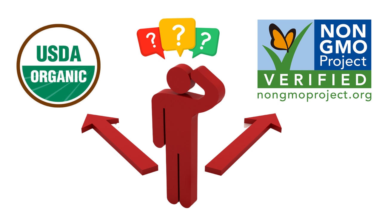 Organic Vs Non Gmo Labels