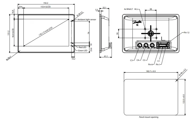 DP700 series 7” displays | Danfoss PowerSource