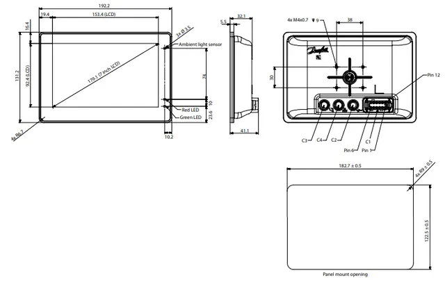 DM700 series 7.0" displays | Danfoss PowerSource