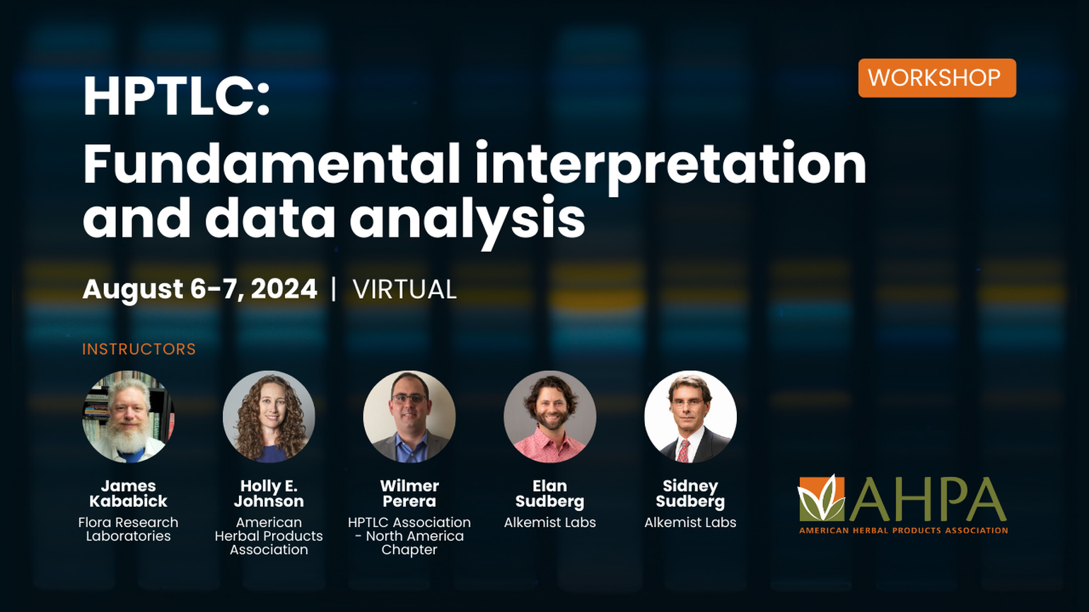 AHPA online workshop to delve into HPTLC analysis