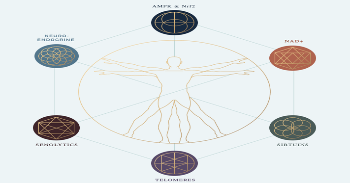 The Longevity Wheel concept defines aging solutions