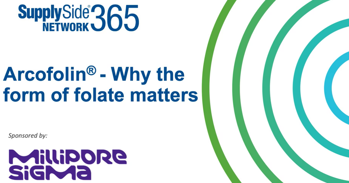 Arcofolin® - Why the form of folate matters