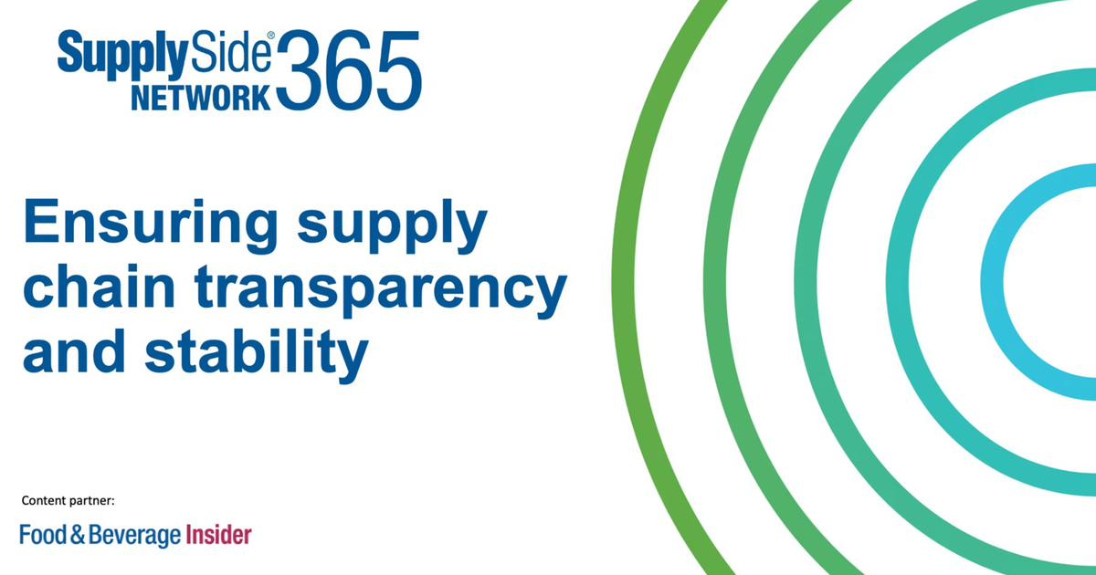 Ensuring supply chain transparency and stability