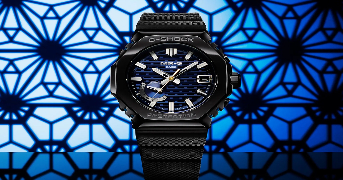 Zen-inspirierte Perfektion: Die G-Shock MRG-B2100R-2A in Ao-Zumi Blau ...