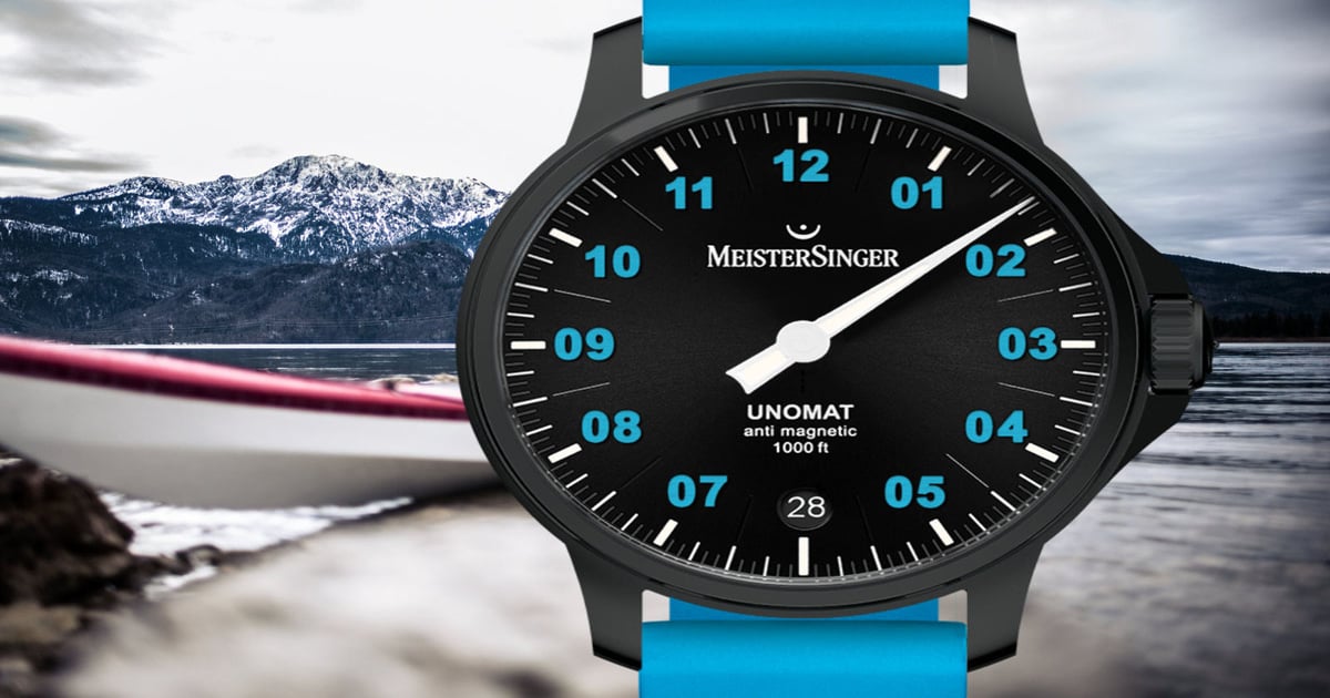 Meistersinger: Unomat im schwarzen Gehäuse | WatchTime