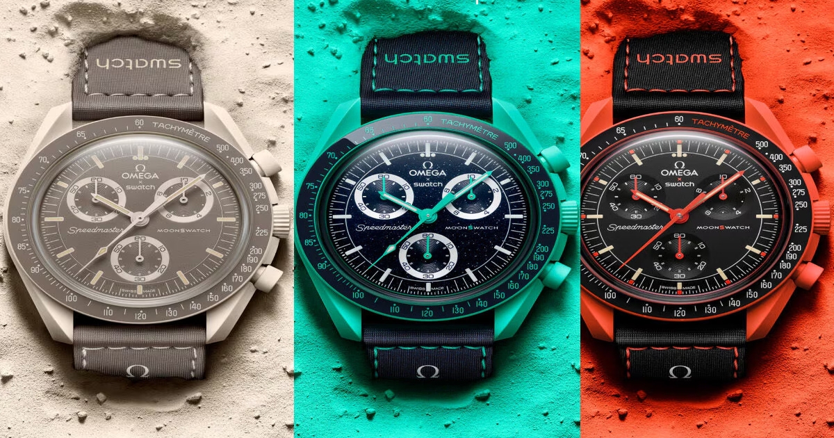 MoonSwatch: 3 farbenfrohe Mission on Earth-Modelle ergänzen die Serie | WatchTime
