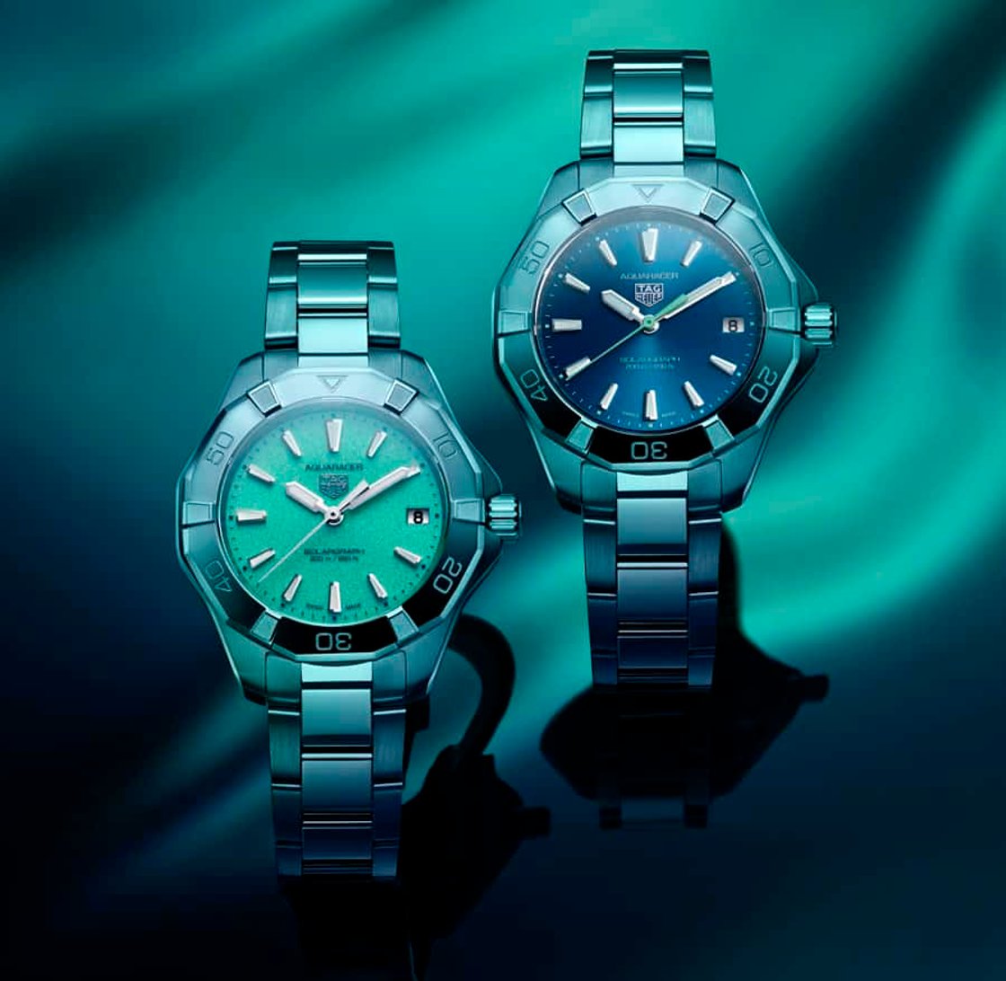 TAG Heuer: Aquaracer Professional 200 Solargraph in 34 Millimetern ...
