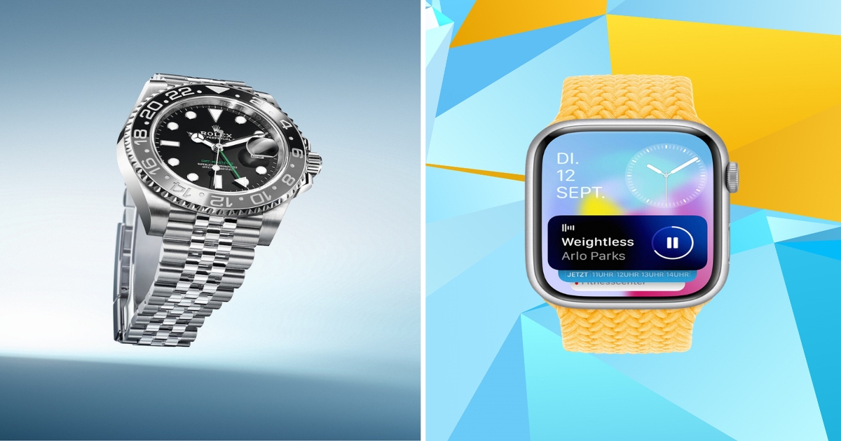 Holt sich Rolex den Titel als größte Uhrenmarke von Apple zurück ...