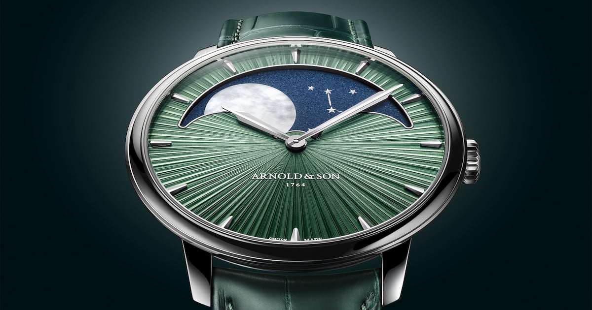 Arnold & Son Perpetual Moon 41.5 Fern Green | WatchTime