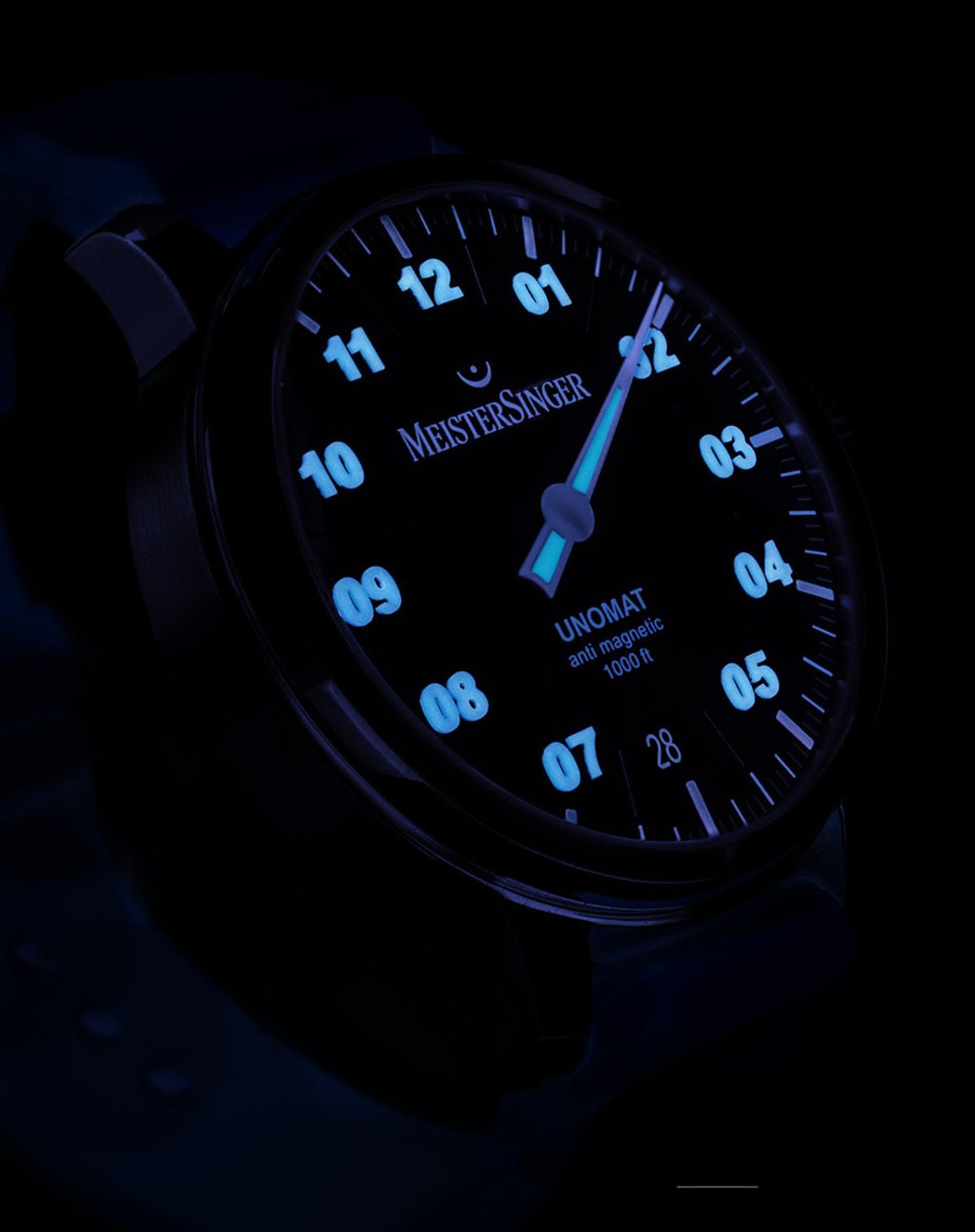 Meistersinger: Unomat im schwarzen Gehäuse | WatchTime