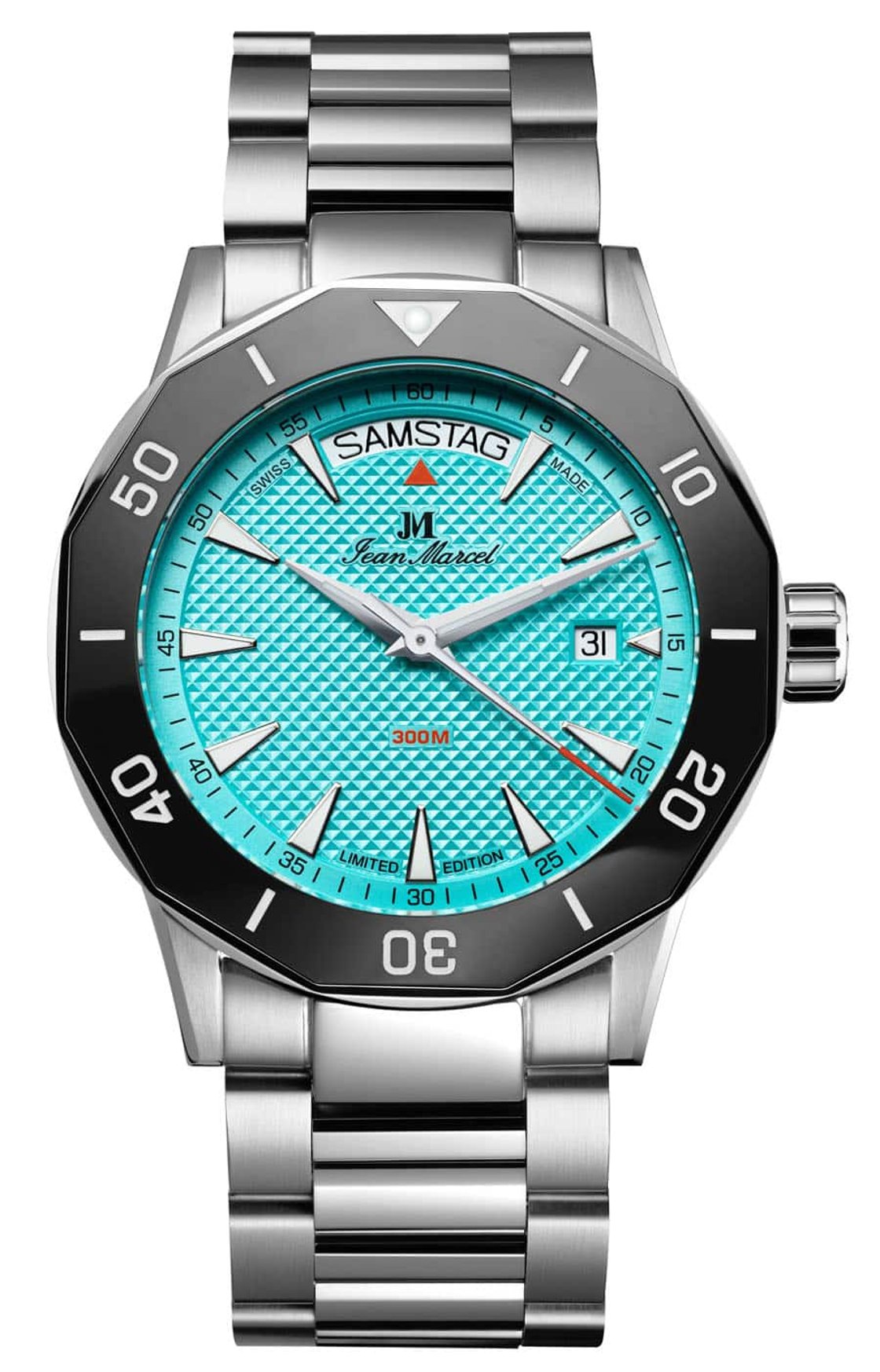 Jean Marcel: Tropical Diver mit türkisfarbenem Zifferblatt | WatchTime
