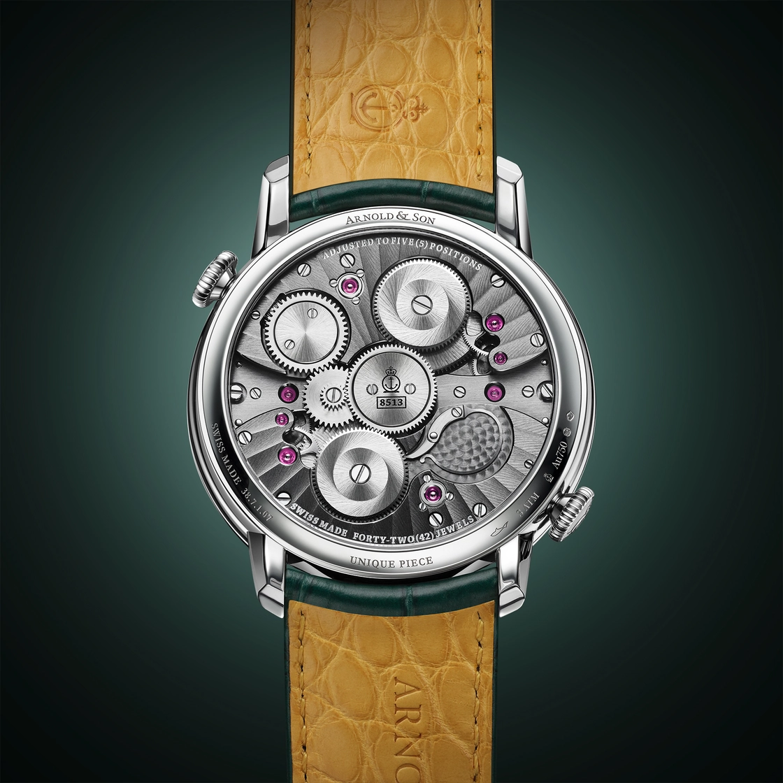 Arnold & Son lanciert Double Tourbillon White Gold, Bernstein-Edition ...