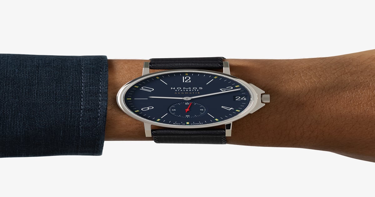 Wellenreiter: Nomos Glashütte Ahoi neomatik 38 Datum Atlantik | WatchTime