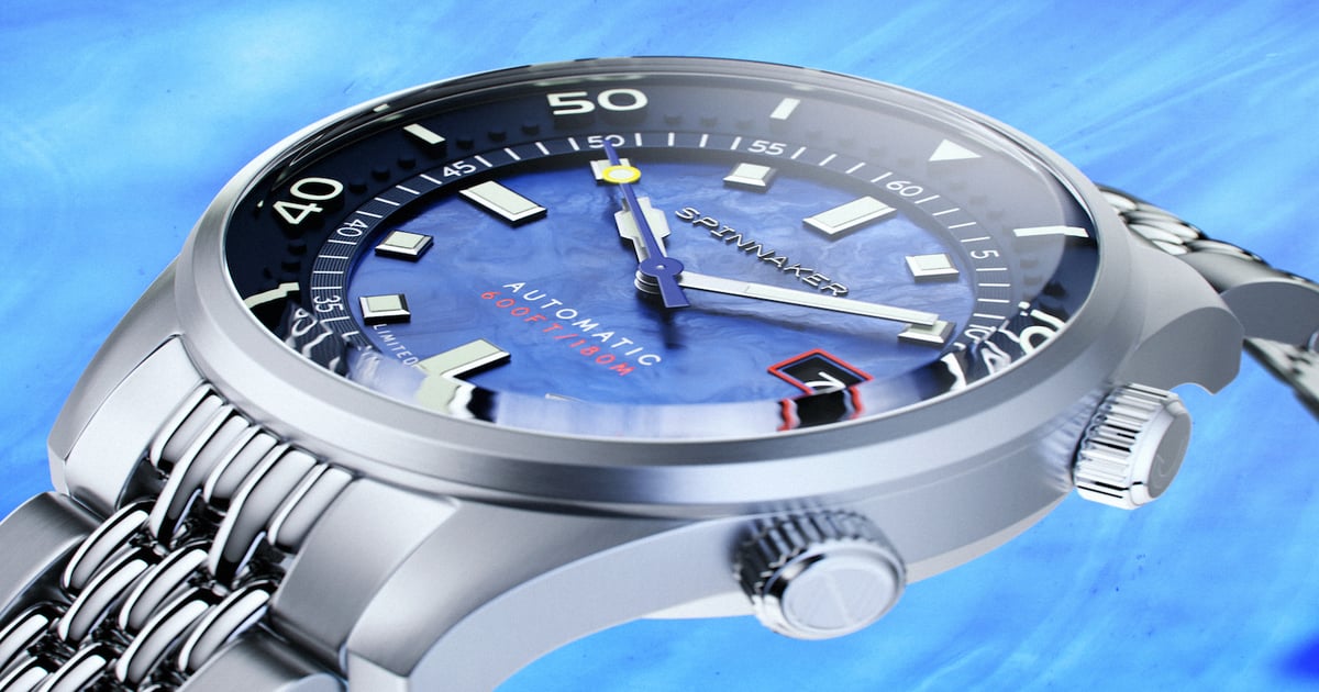 Die Spinnaker Bradner Pearl Diver Automatic trägt das Meer in sich ...