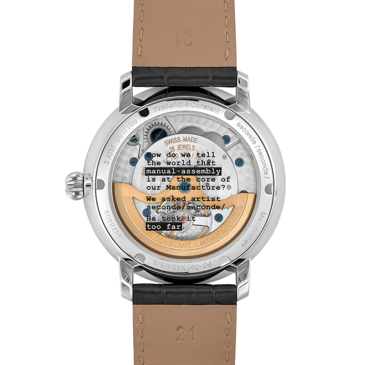 Frederique Constant x seconde/seconde/ – zwei limitierte Editionen ...