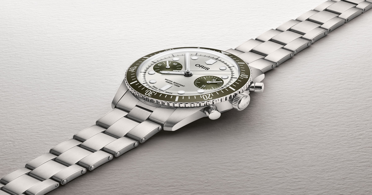 Oris: Der neue Divers Sixty-Five Chronograph kommt in relaxten Farben ...