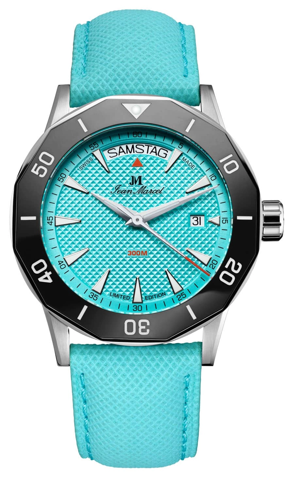 Jean Marcel: Tropical Diver mit türkisfarbenem Zifferblatt | WatchTime