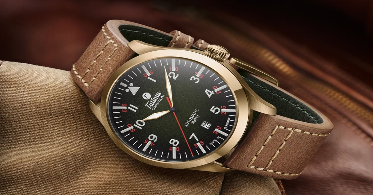 Sie wird es nur 100-mal geben: Tutima Flieger Automatic Bronze | WatchTime